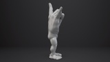 Hand Monster Character - Rock n Roll Hand Gesture | Fab