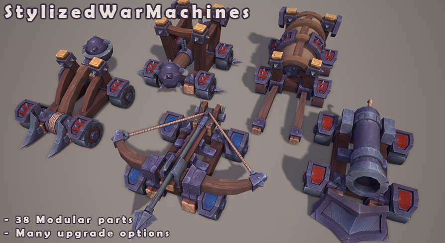 Stylized War Machines | Fab