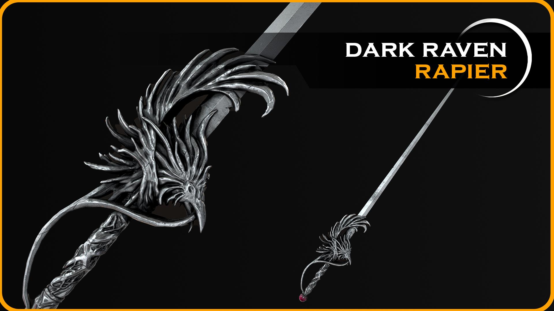 Raven Rapier Sword | Fab