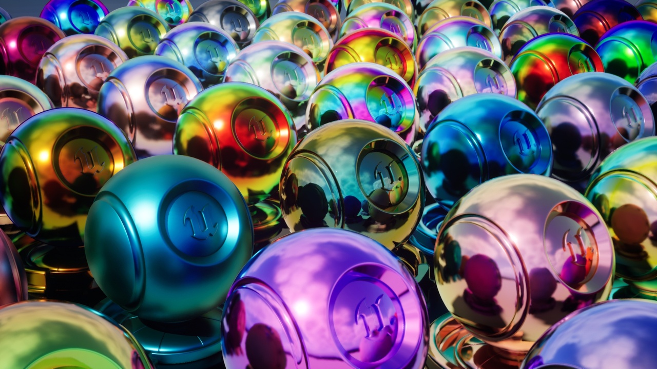 Iridescent Material Pack – 77 Color-Shifting Surfaces | Fab