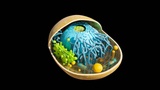 Animal Cell Structure 3D Model Educational Biology & Medical ...