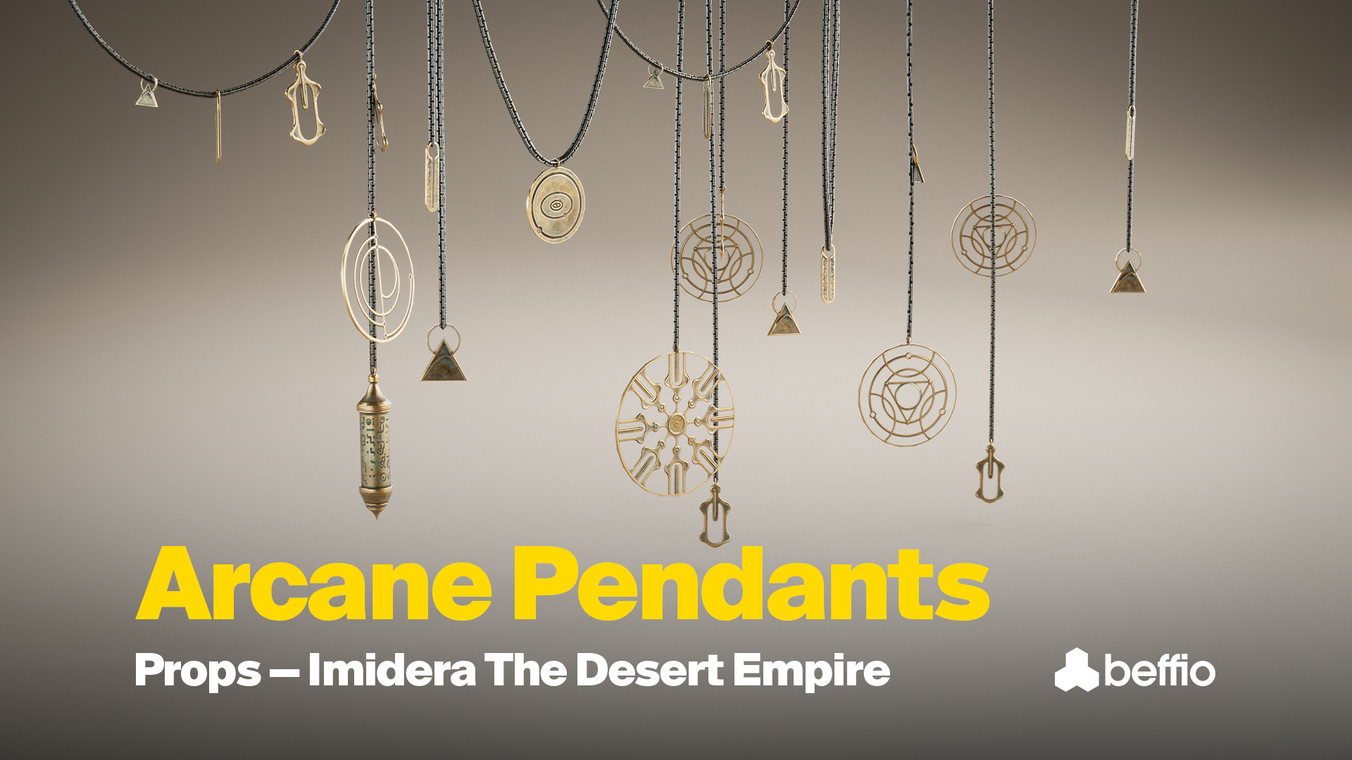 Arcane Pendants - Imidera The Desert Empire | Fab