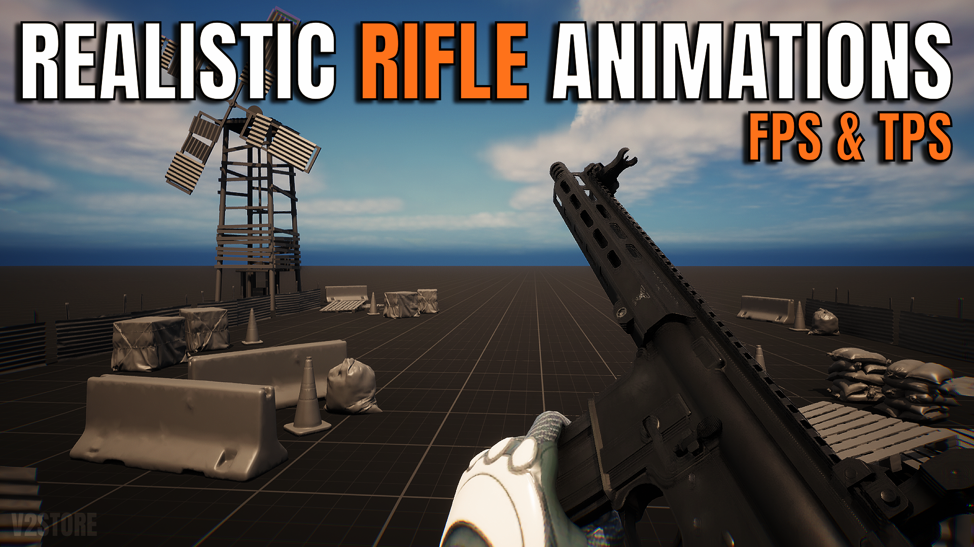 Realistic Assault Rifle Animations | FPS & TPS | Fab