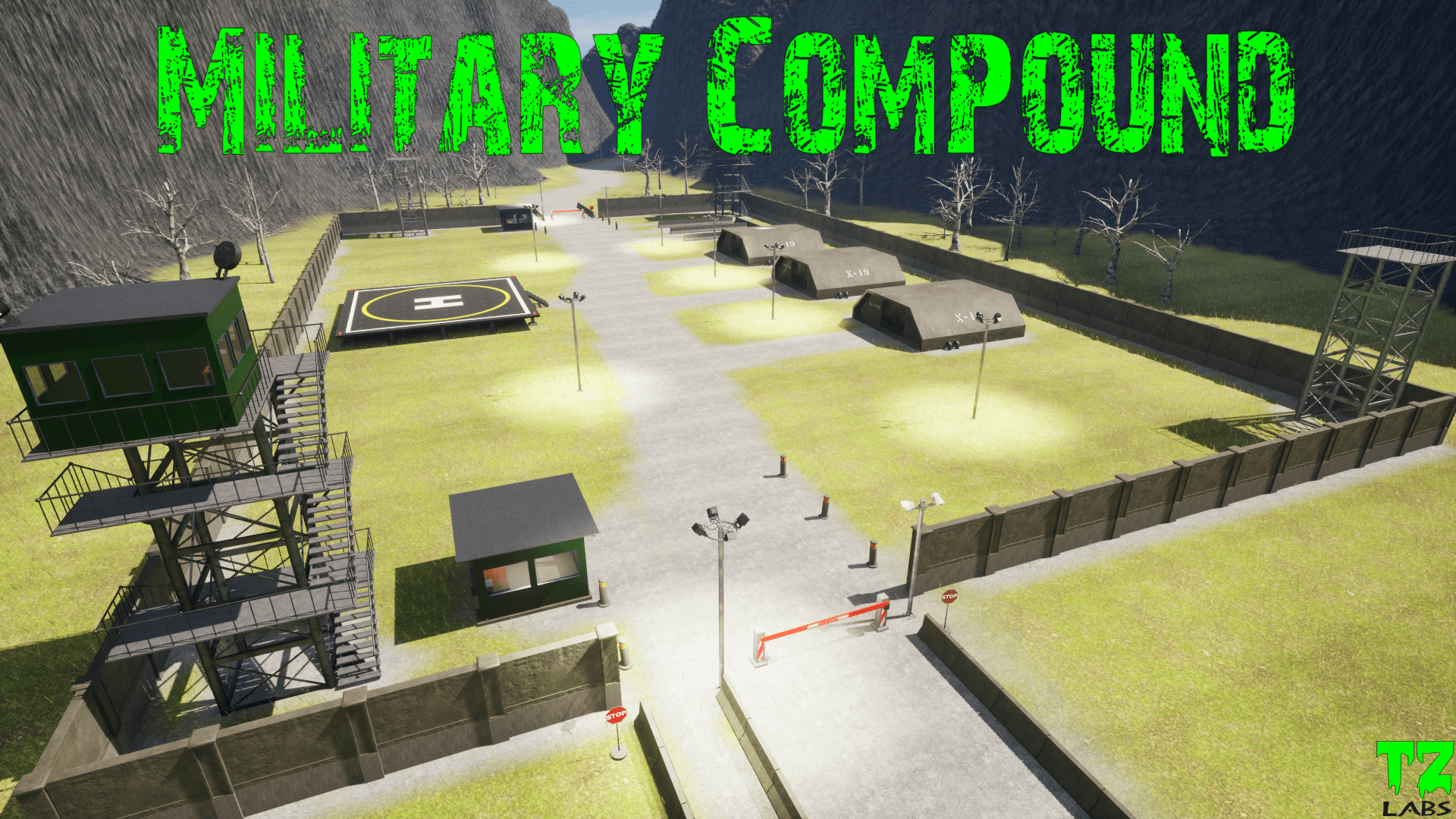 Military Secure Compound | Fab