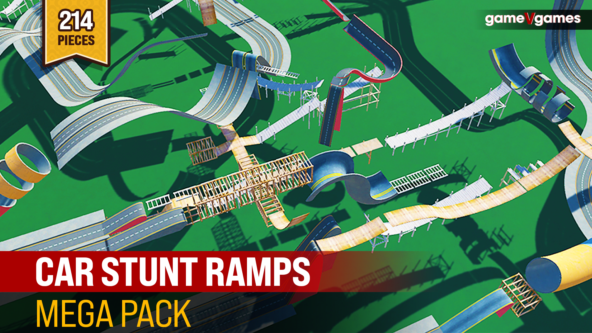 Car Stunt Ramp Mega Pack | Fab