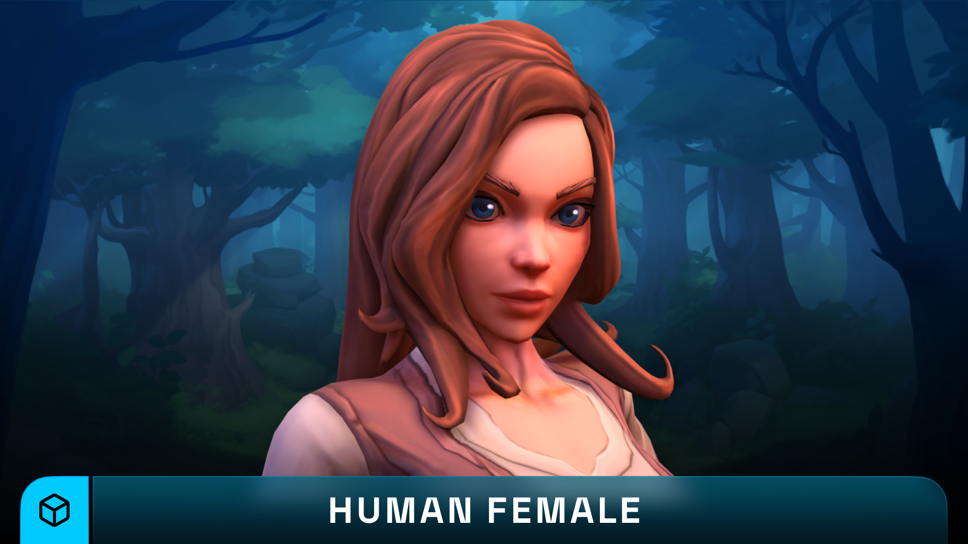 Stylized Modular Human Female | Fab