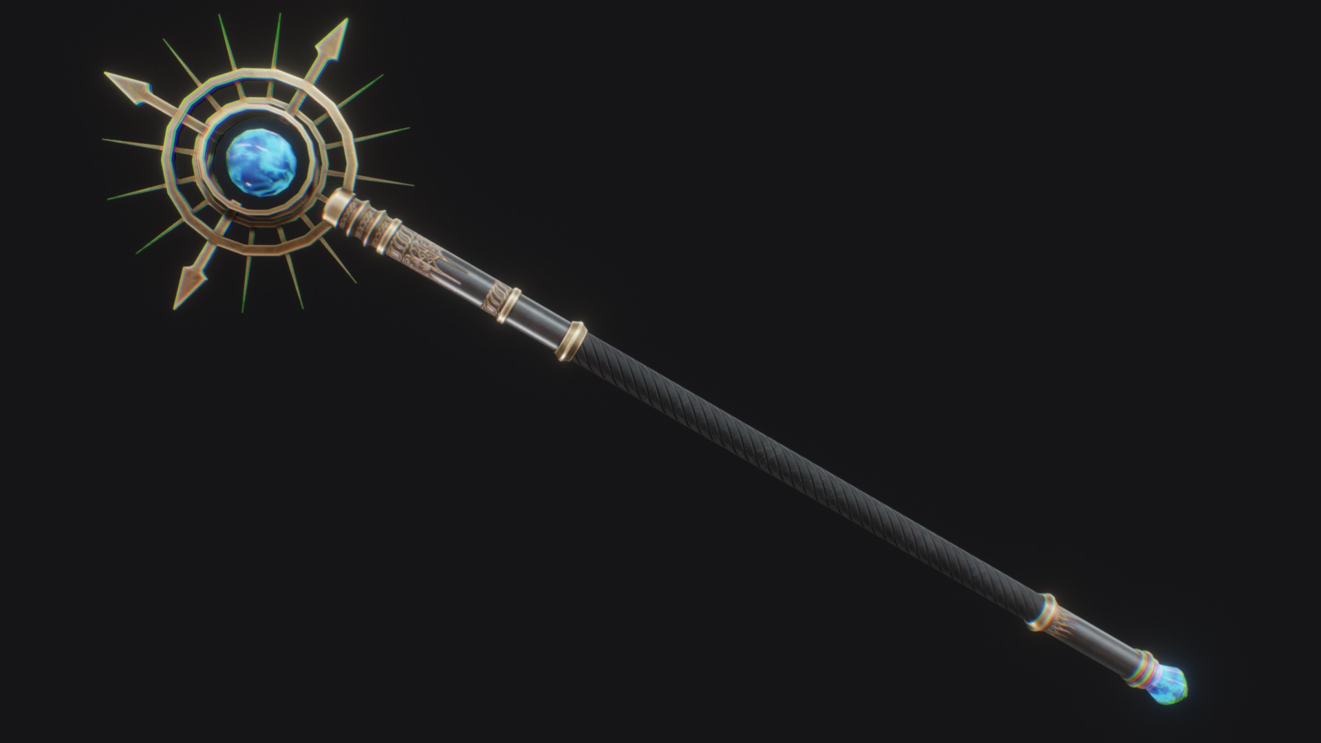 Frostbite staff | Fab