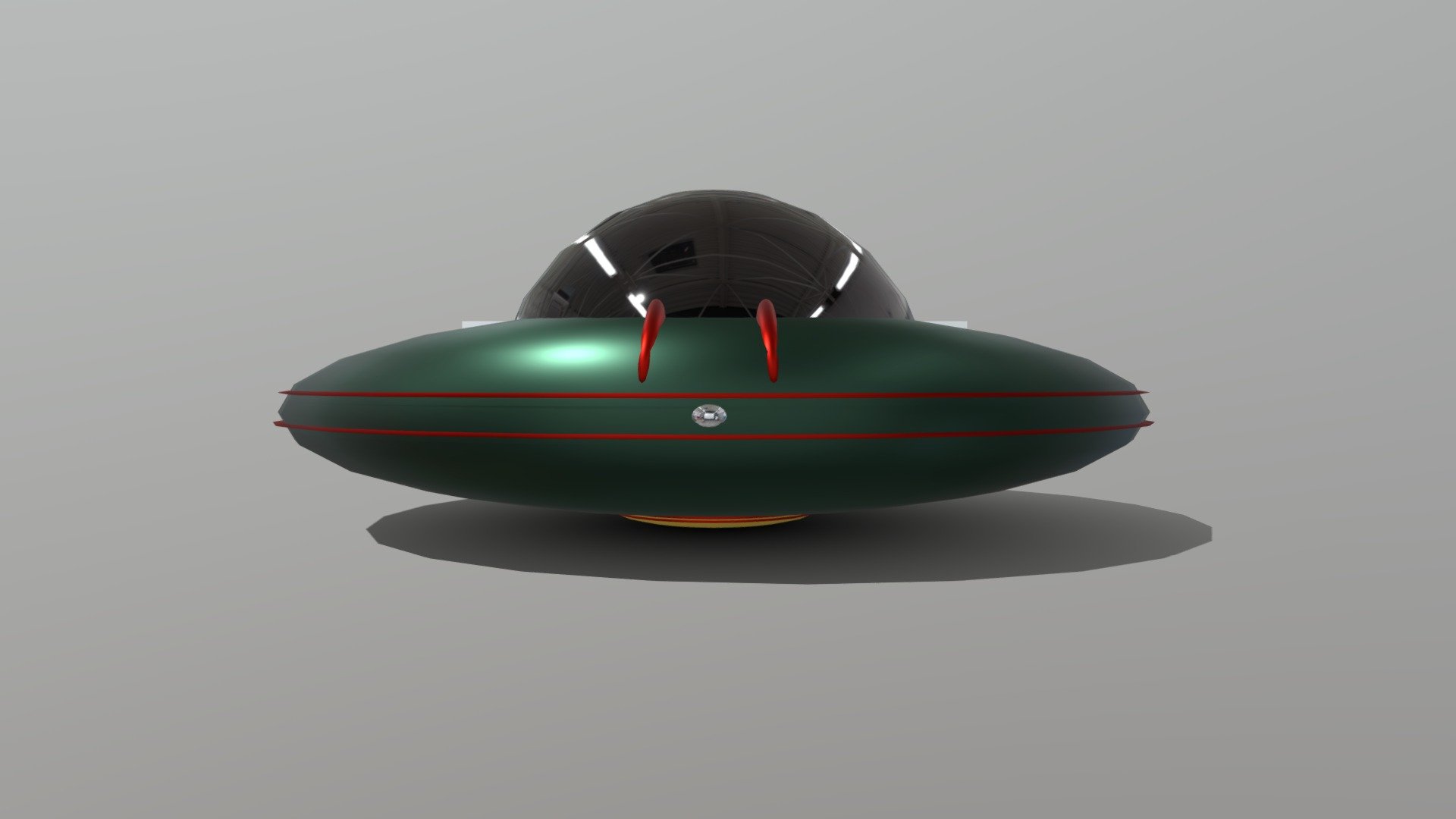 Real UFO (unidentified flying object) game ready | Fab