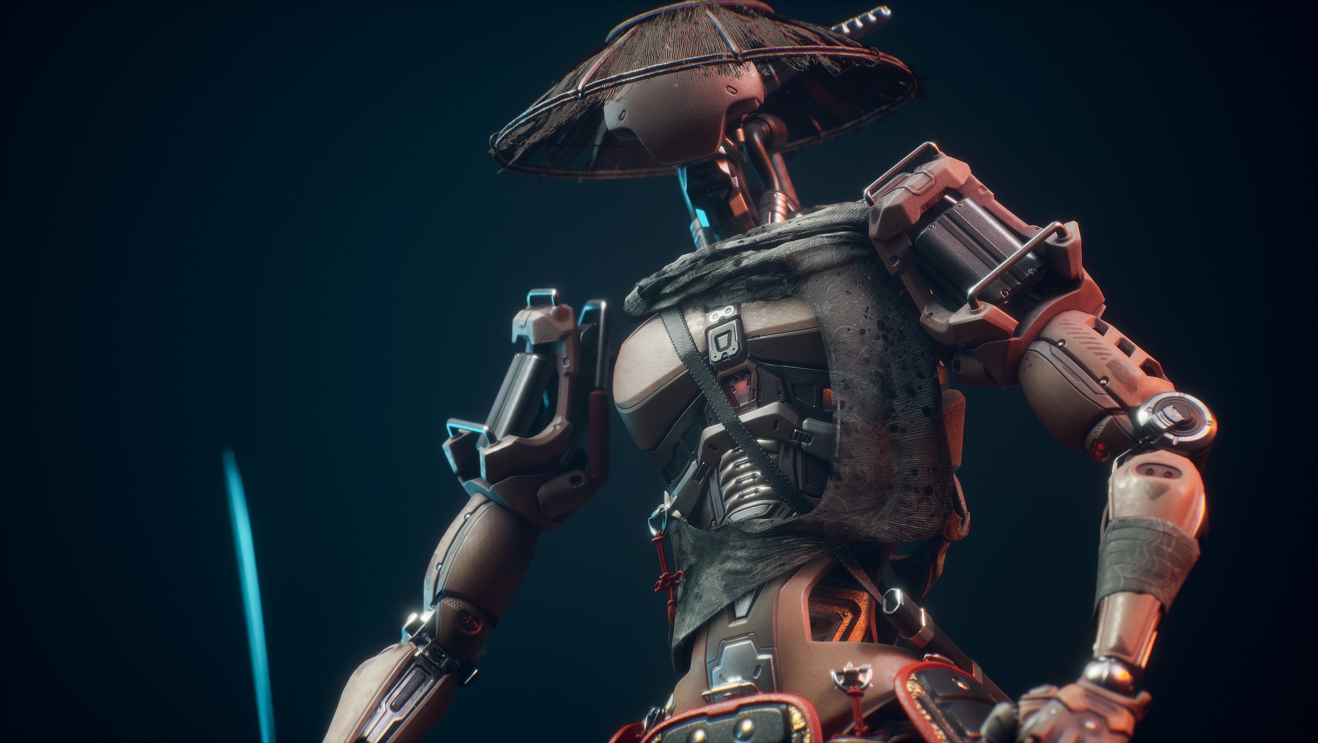 Sci Fi Samurai Rustning