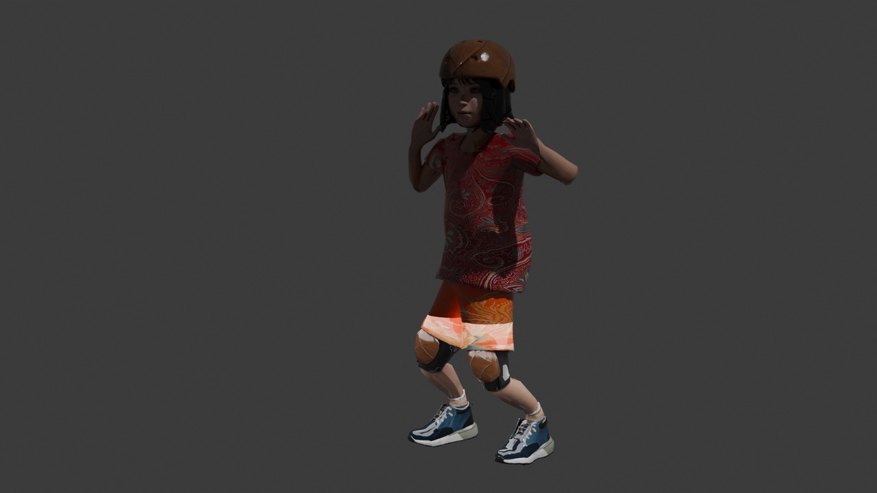 Samba Dancing Chinese Girl Figure 3D Model | Fab