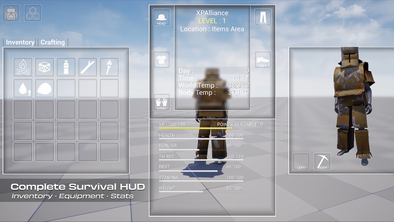 Essential Survival System – Modular Survival Template (UE5 Blueprint) | Fab