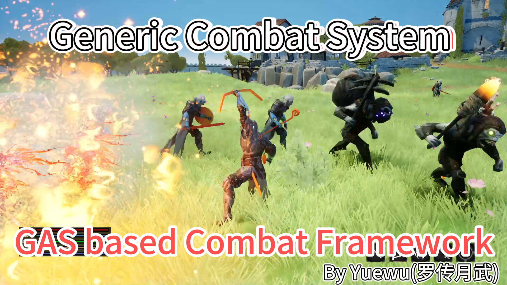 Generic Combat System - Advanced GAS based Multiplayer combat framework.