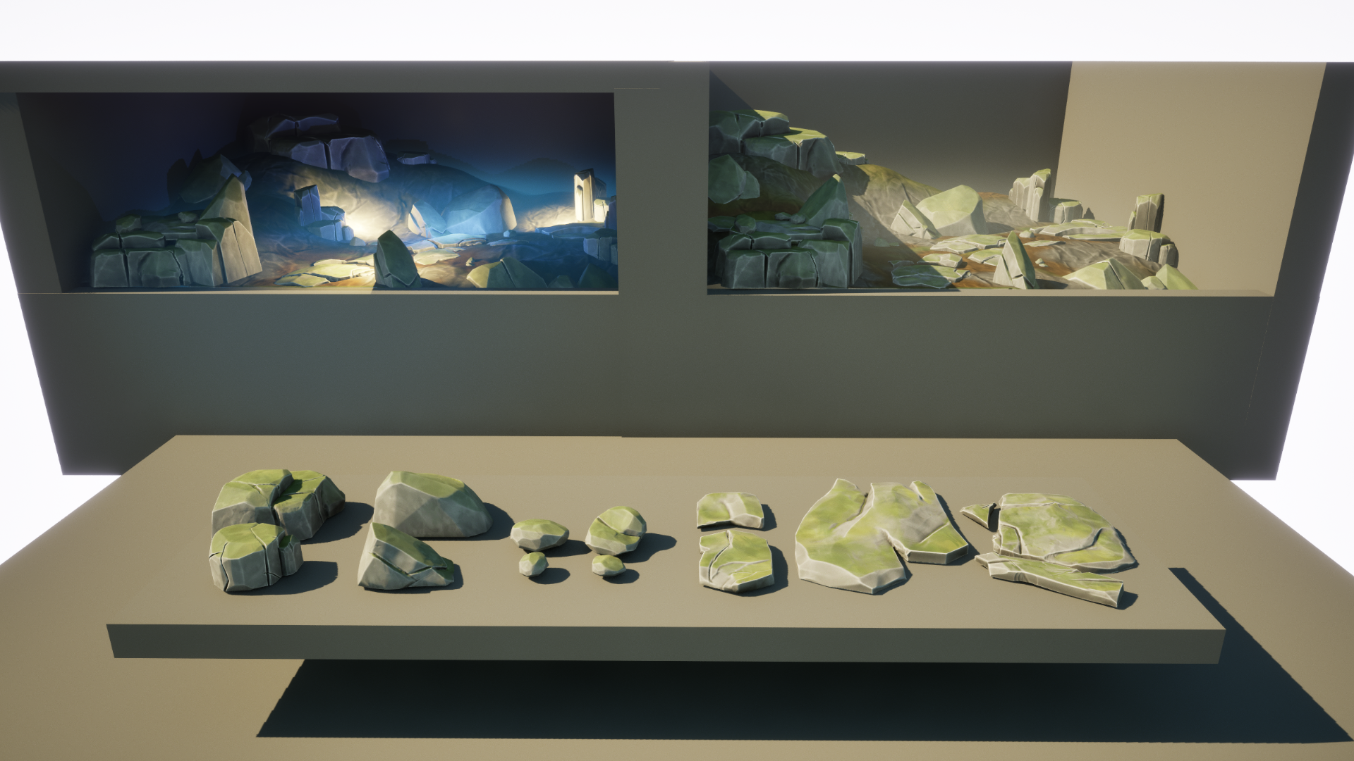Stylized Painterly Rock Pack | Fab