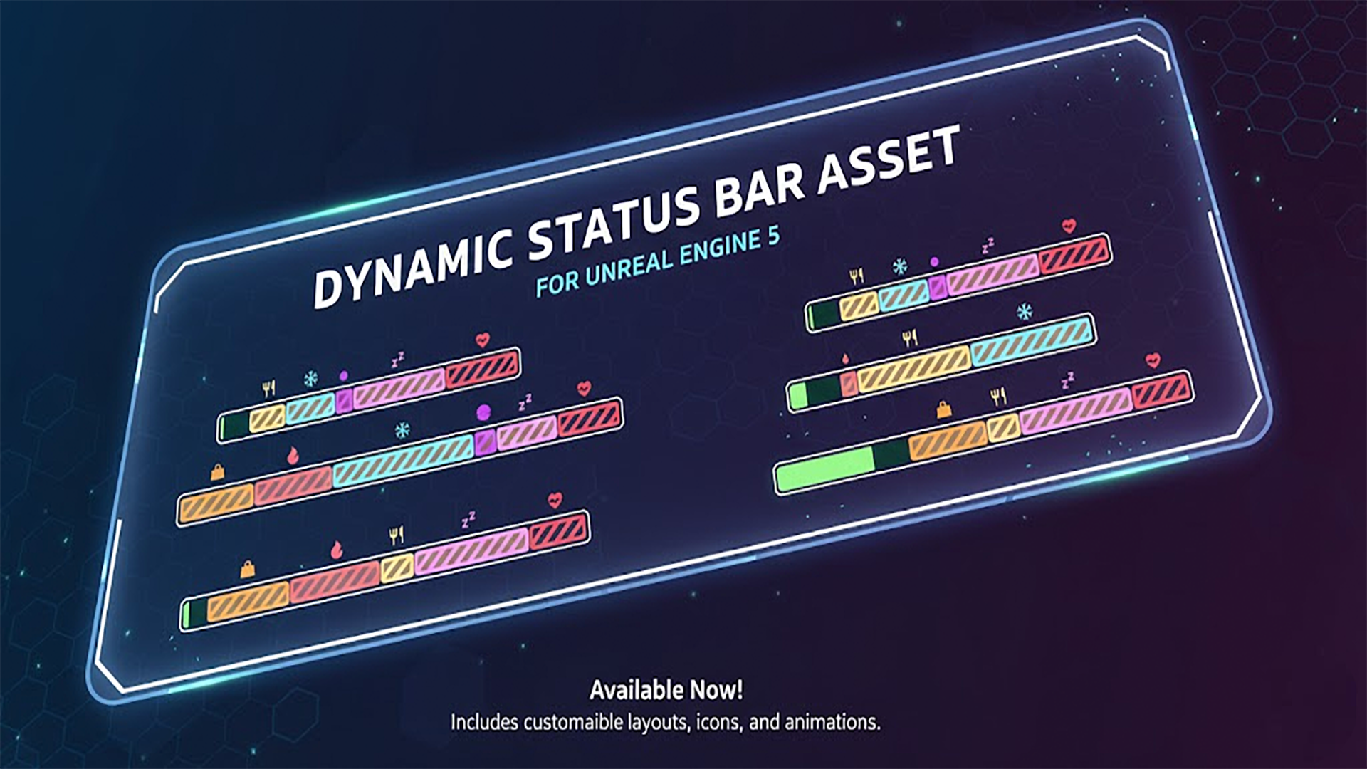 Advanced Dynamic Stamina & Status Bar System | Fab