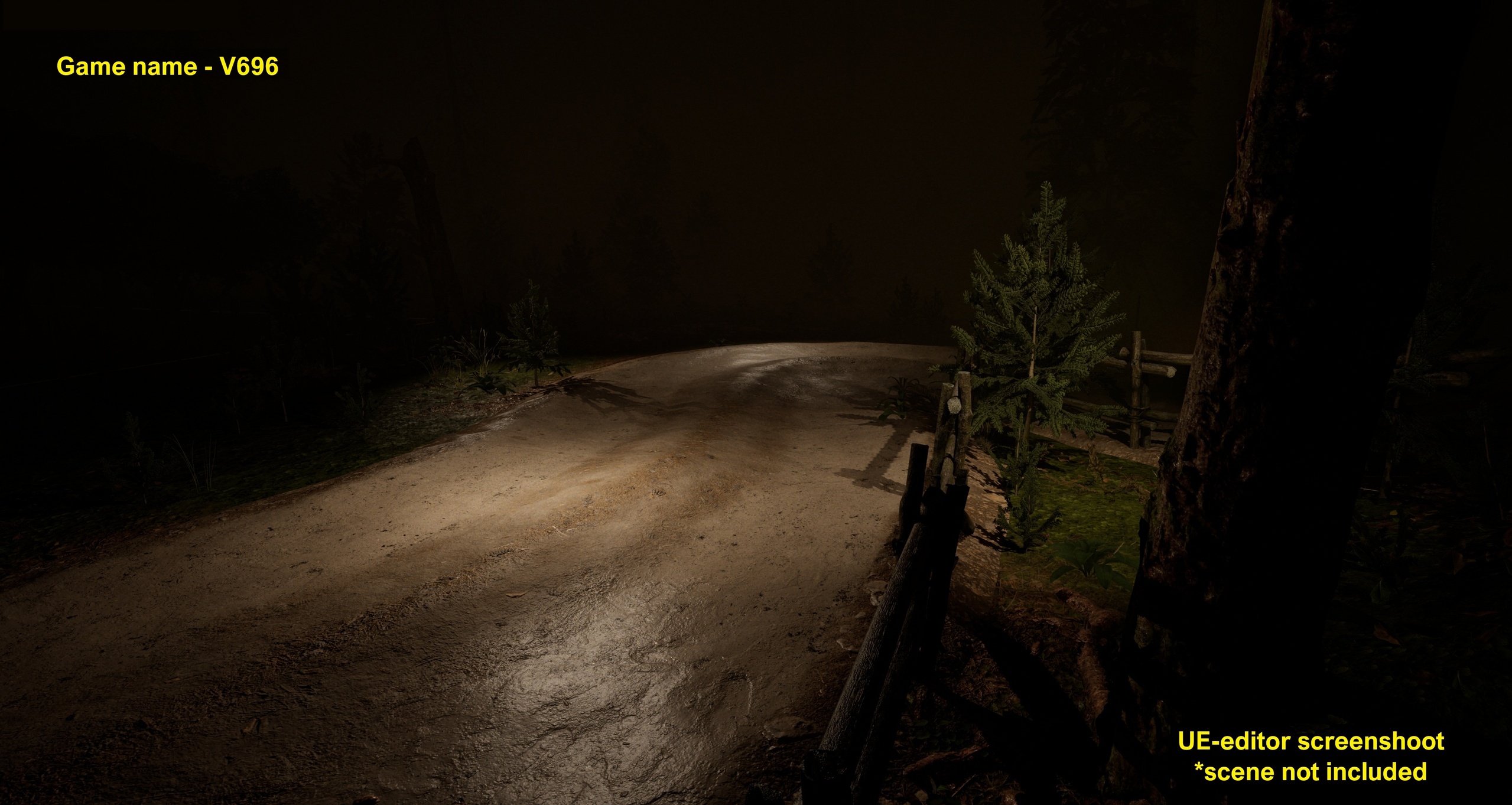 Tileable Pine Forest Road (4K / Landscape Spline Ready) | Fab