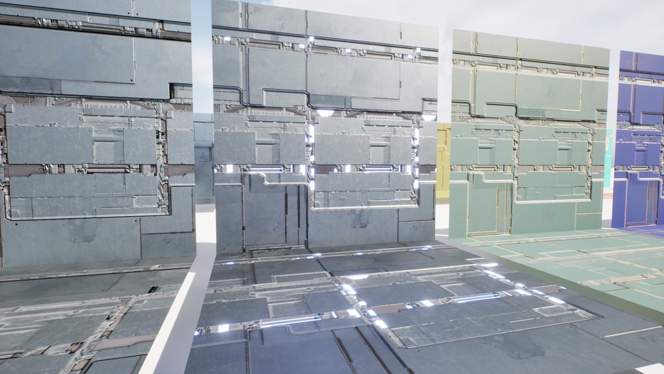 Sci Fi Building Texture Map