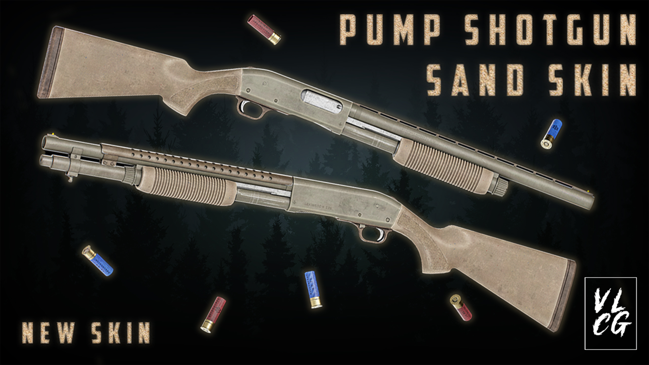 VLCG - Pump Shotgun Sand Skin | Fab