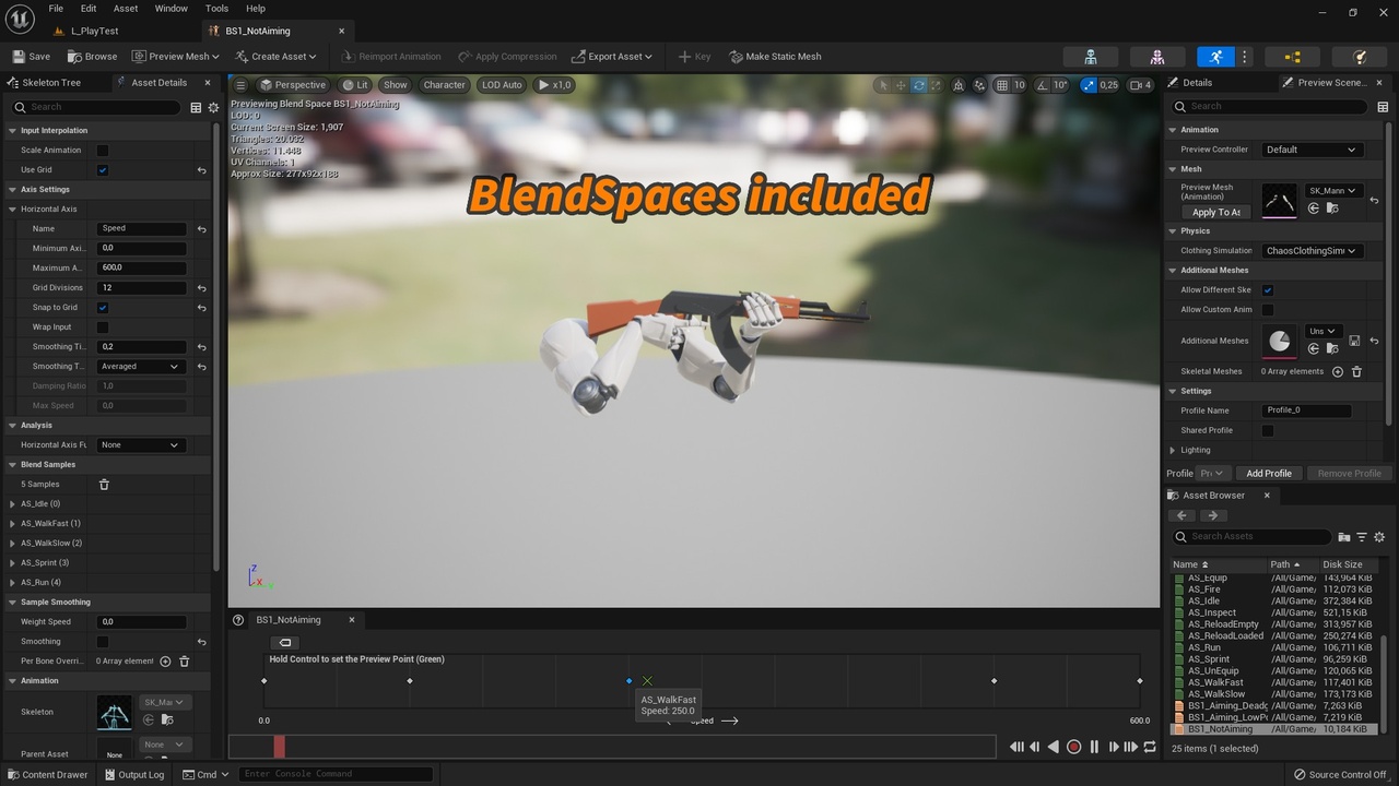 Customizable Arm Animations