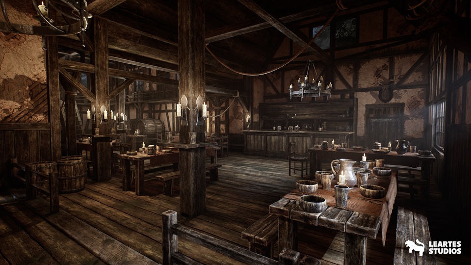 Fantasy Tavern Interior