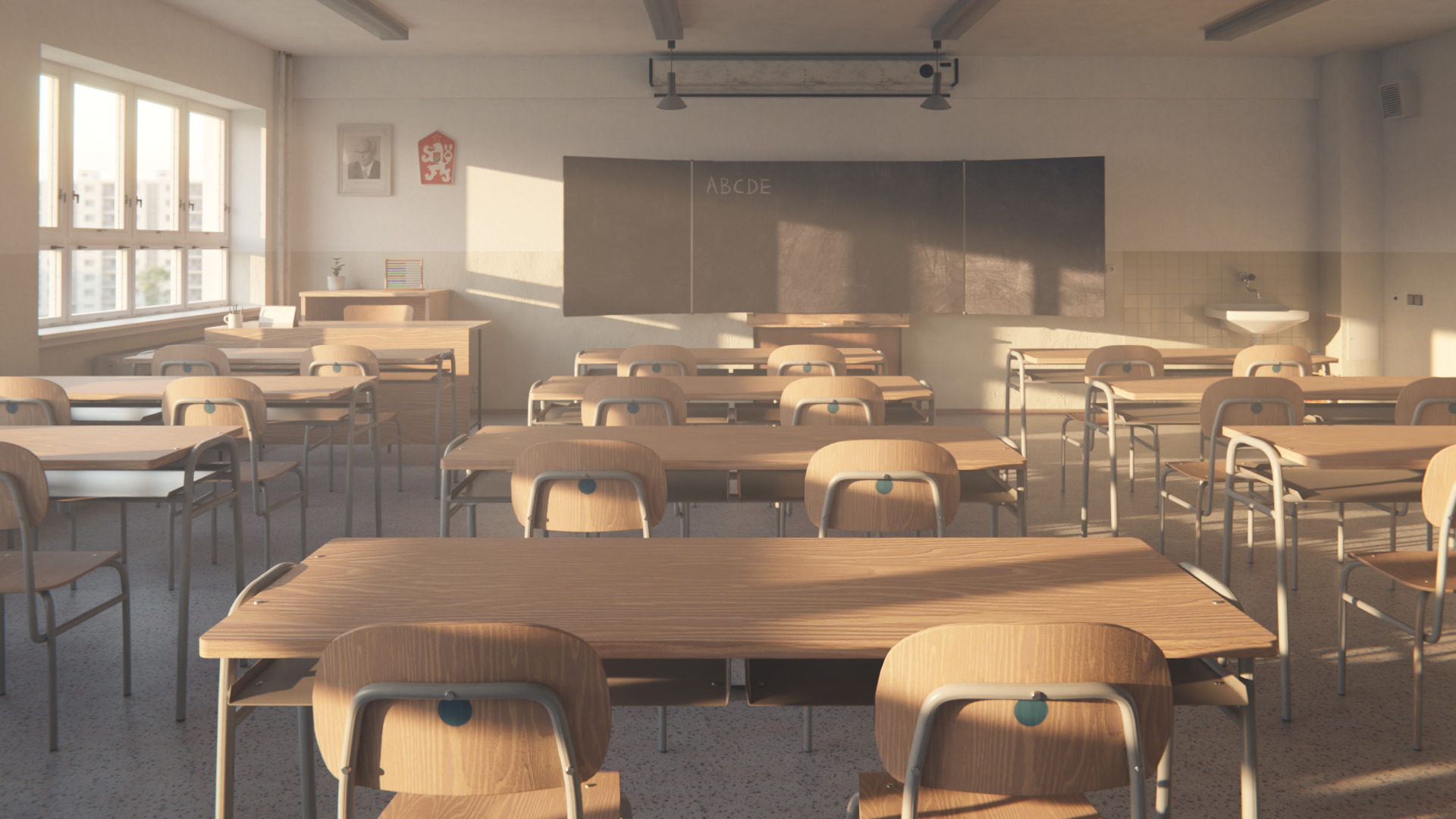 Soviet era classroom | Fab