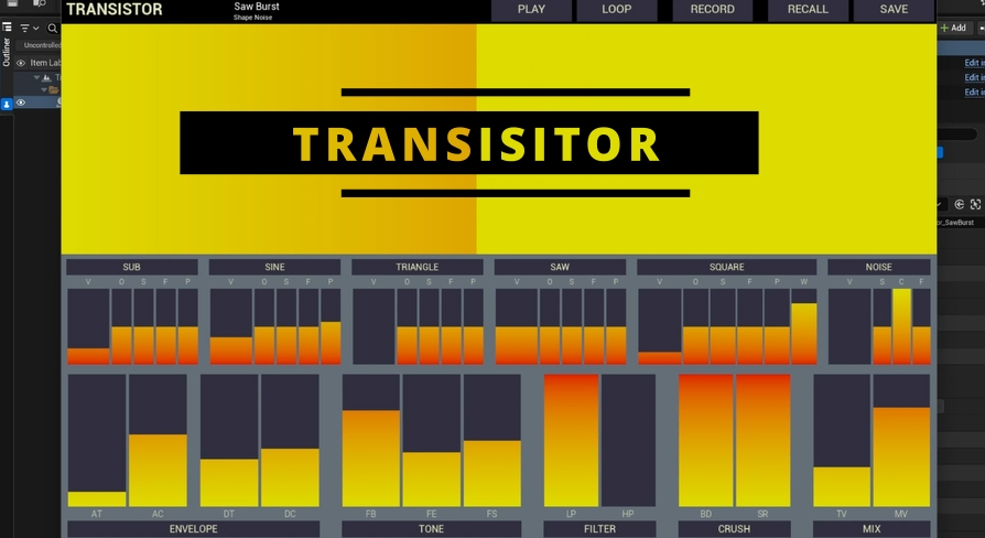 MetaSound Transistor: Procedural Sound Effects Design System by Shape ...