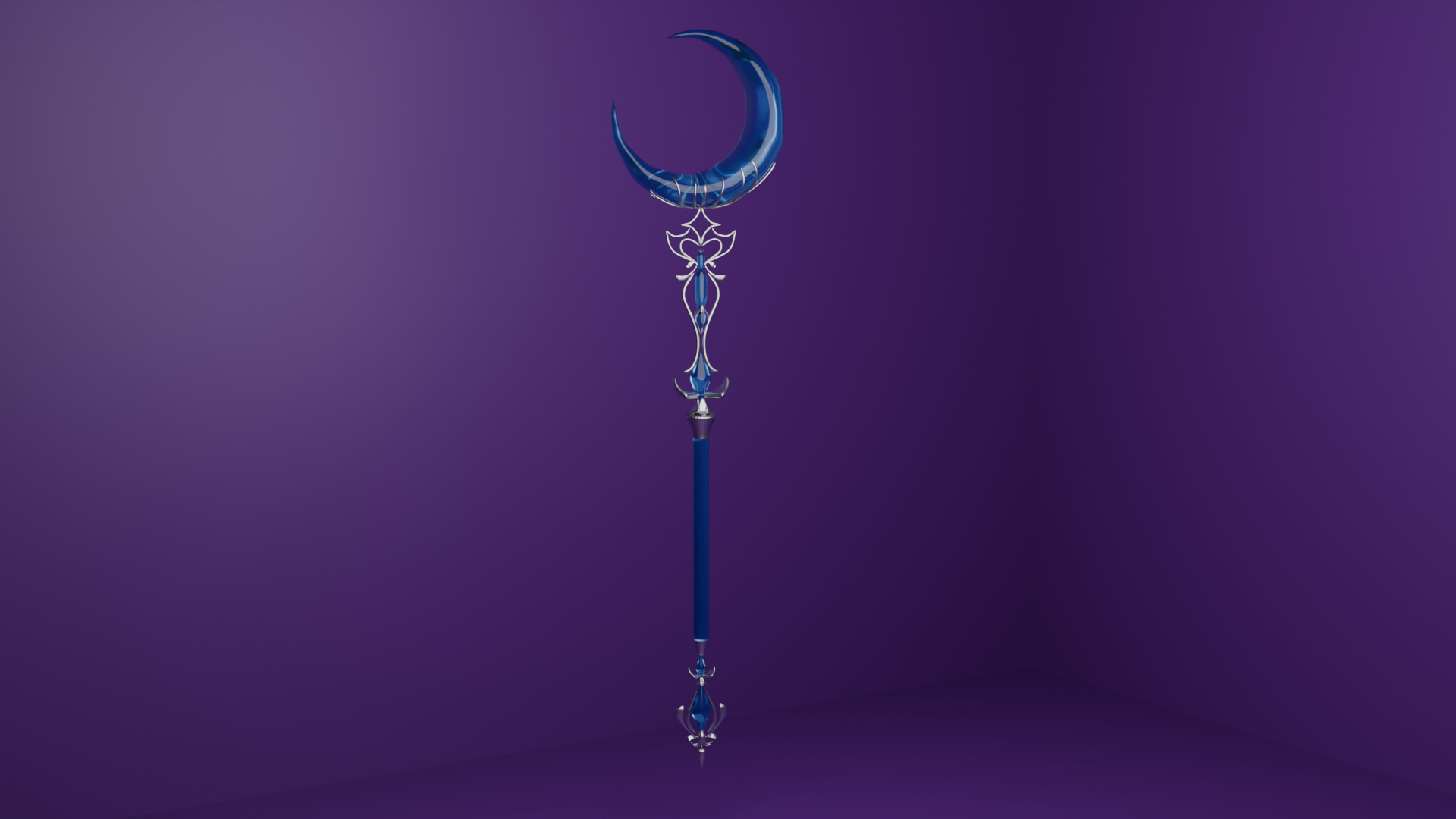 Moonlight Crescent Staff | Fab
