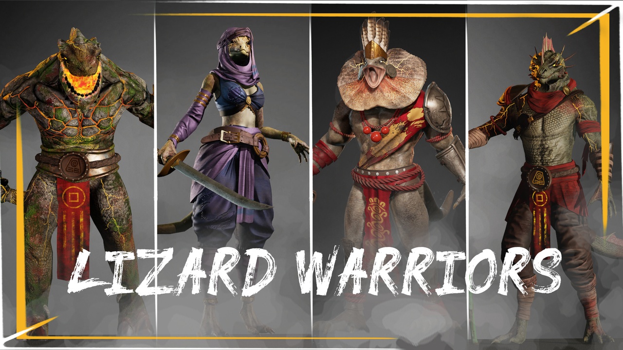 LIZARD WARRIORS LIZARD PACK | Fab