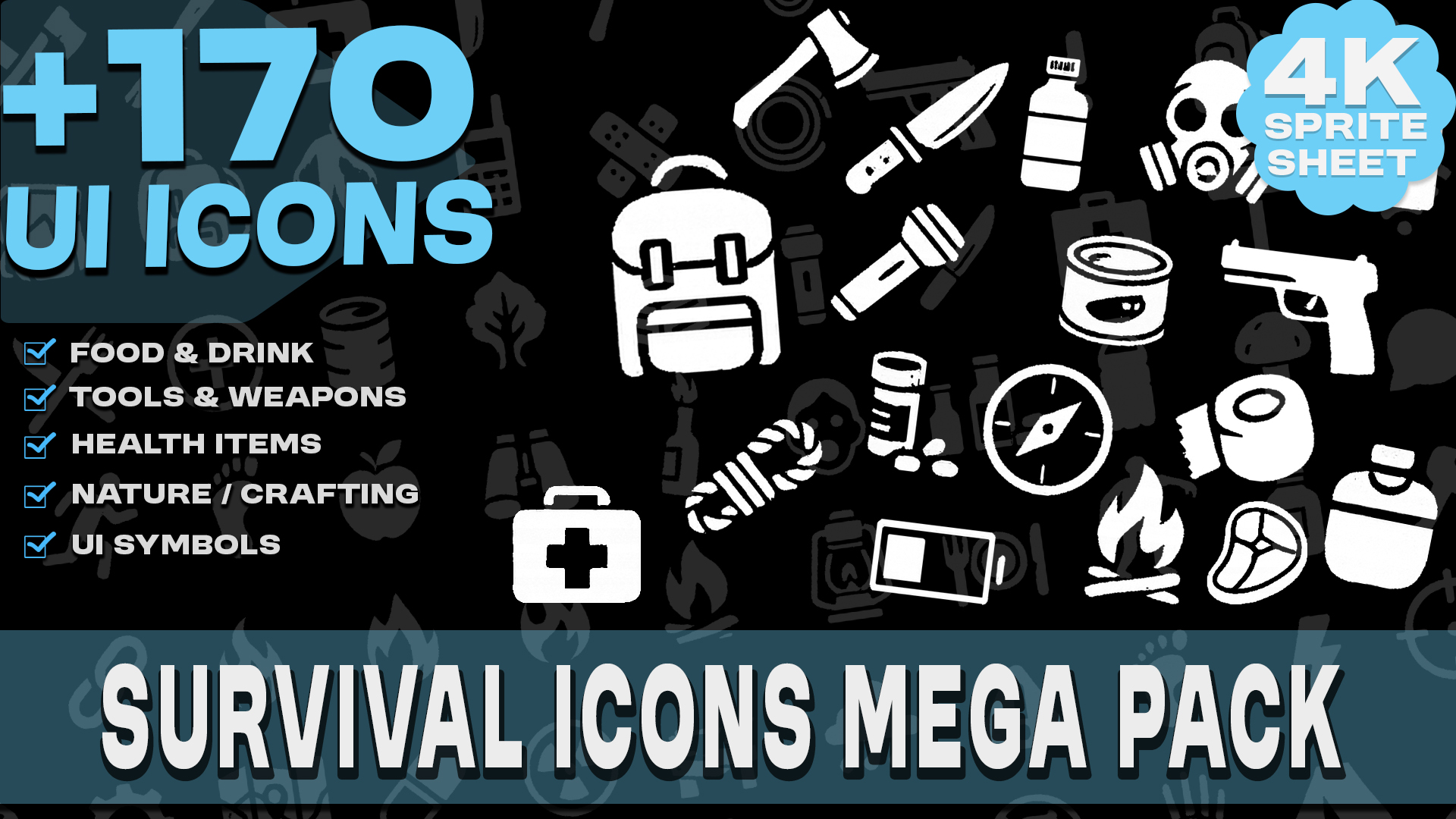 Survival Icons Mega Pack | Fab