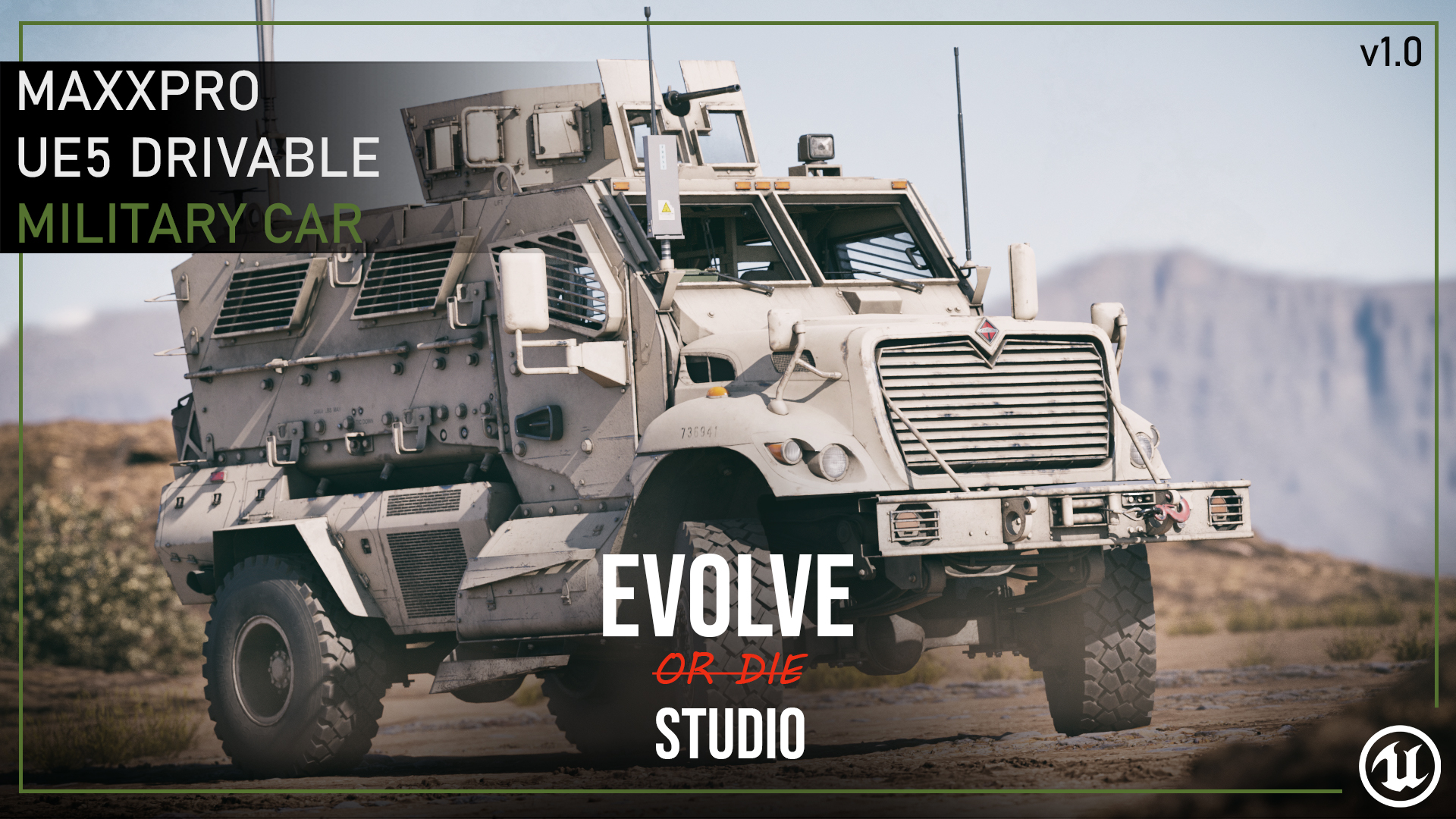Vehicle Drivable Maxxpro MRAP | Fab