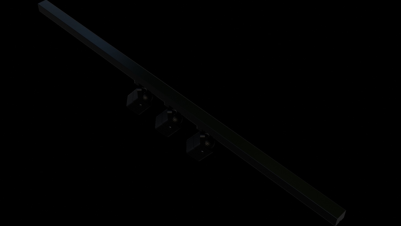 Modern Black Track Light Fixture | Fab