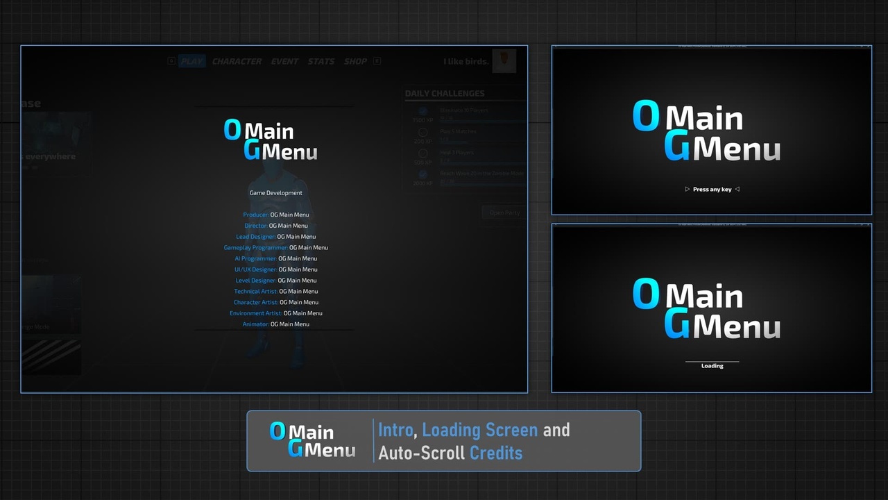 OG Main Menu System Pro