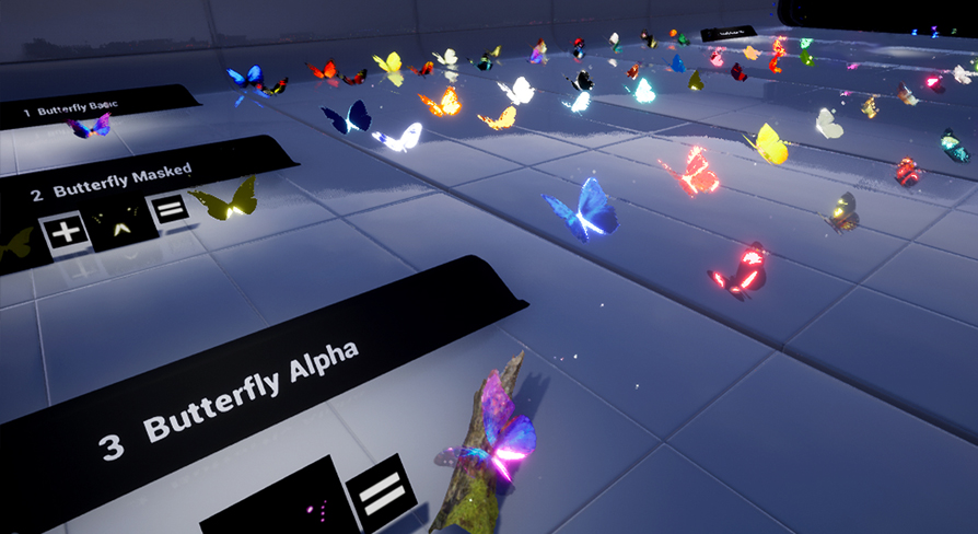 Butterfly Particles