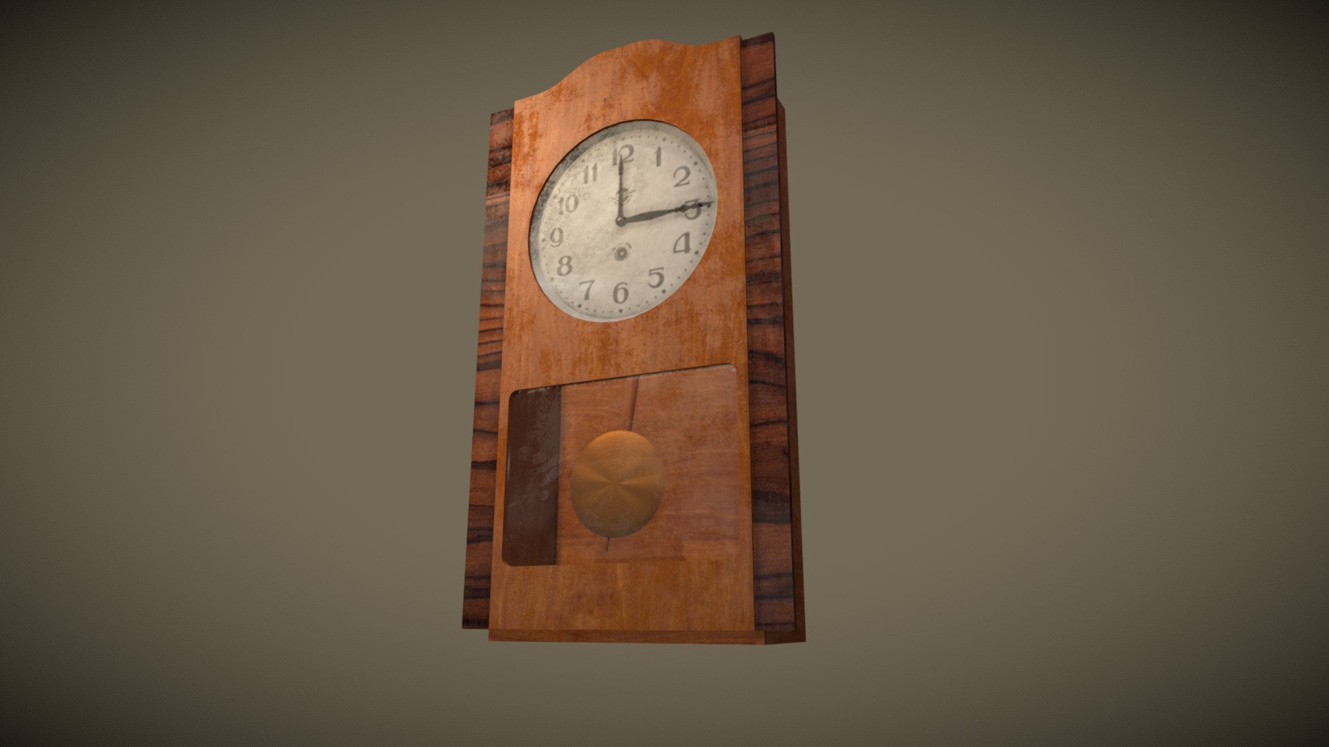 An old soviet wall clock. | Fab