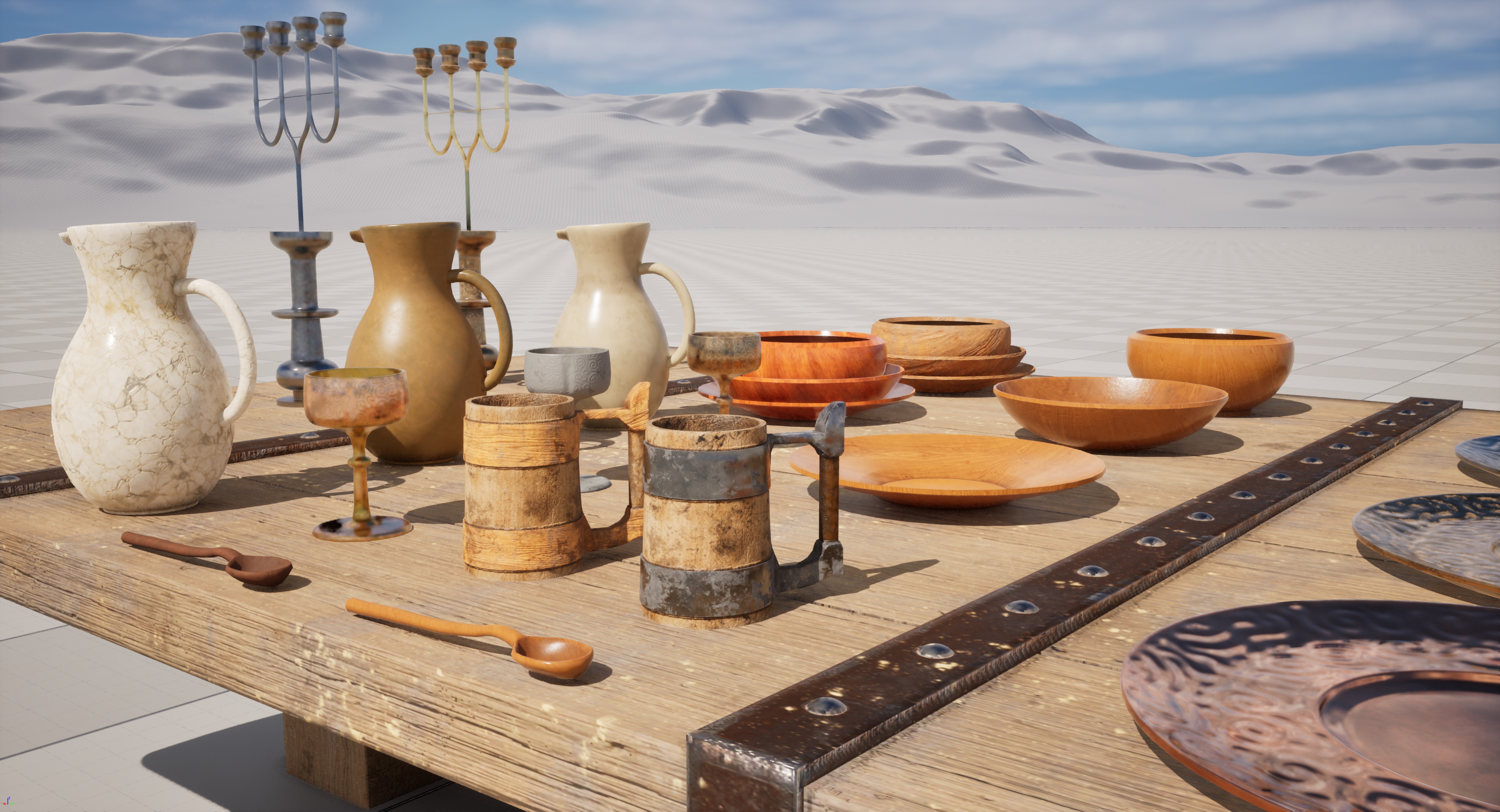 Medieval Tableware Pack | Fab