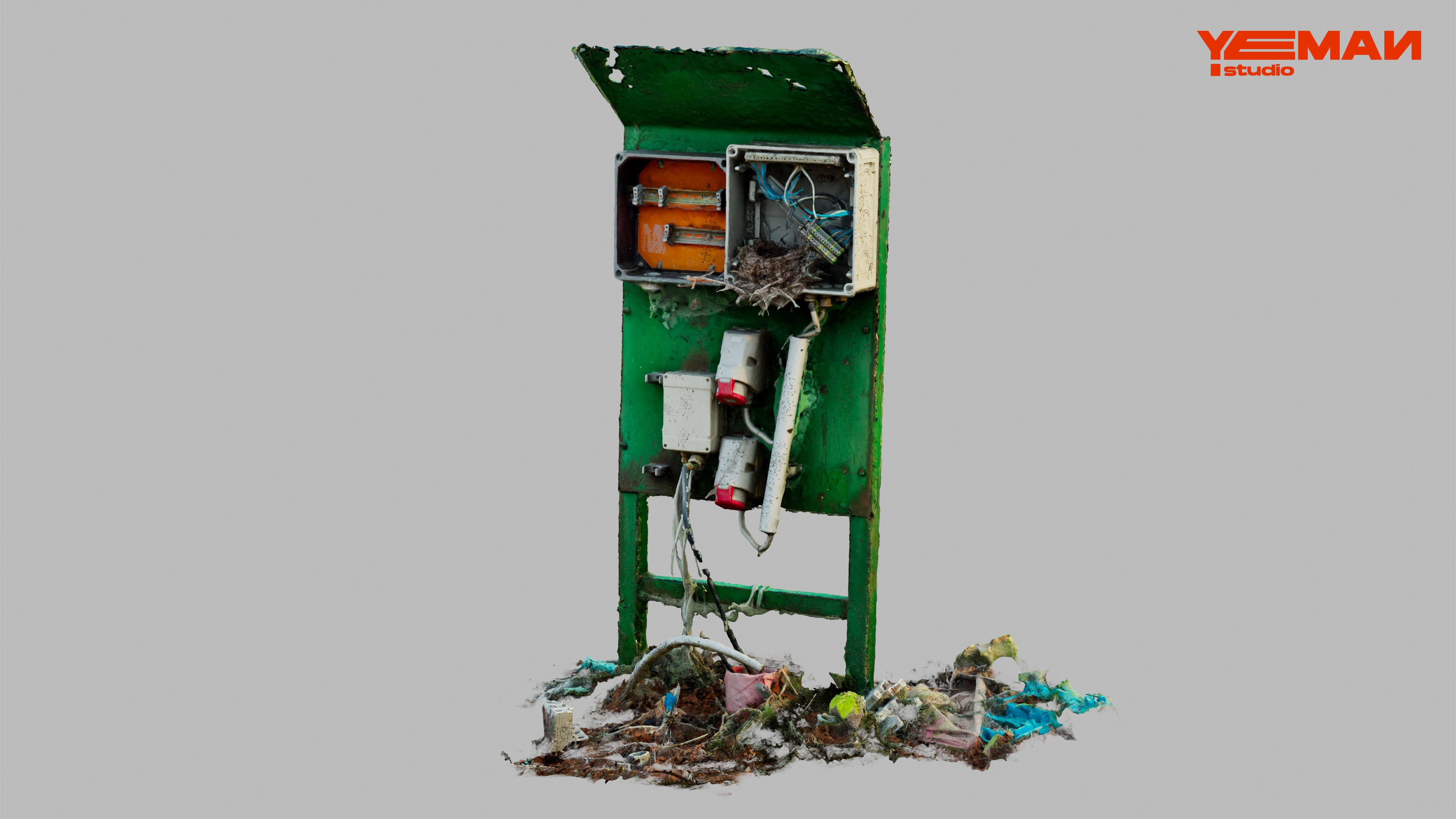 Old Electrical Box (Enhanced Scan) | Fab