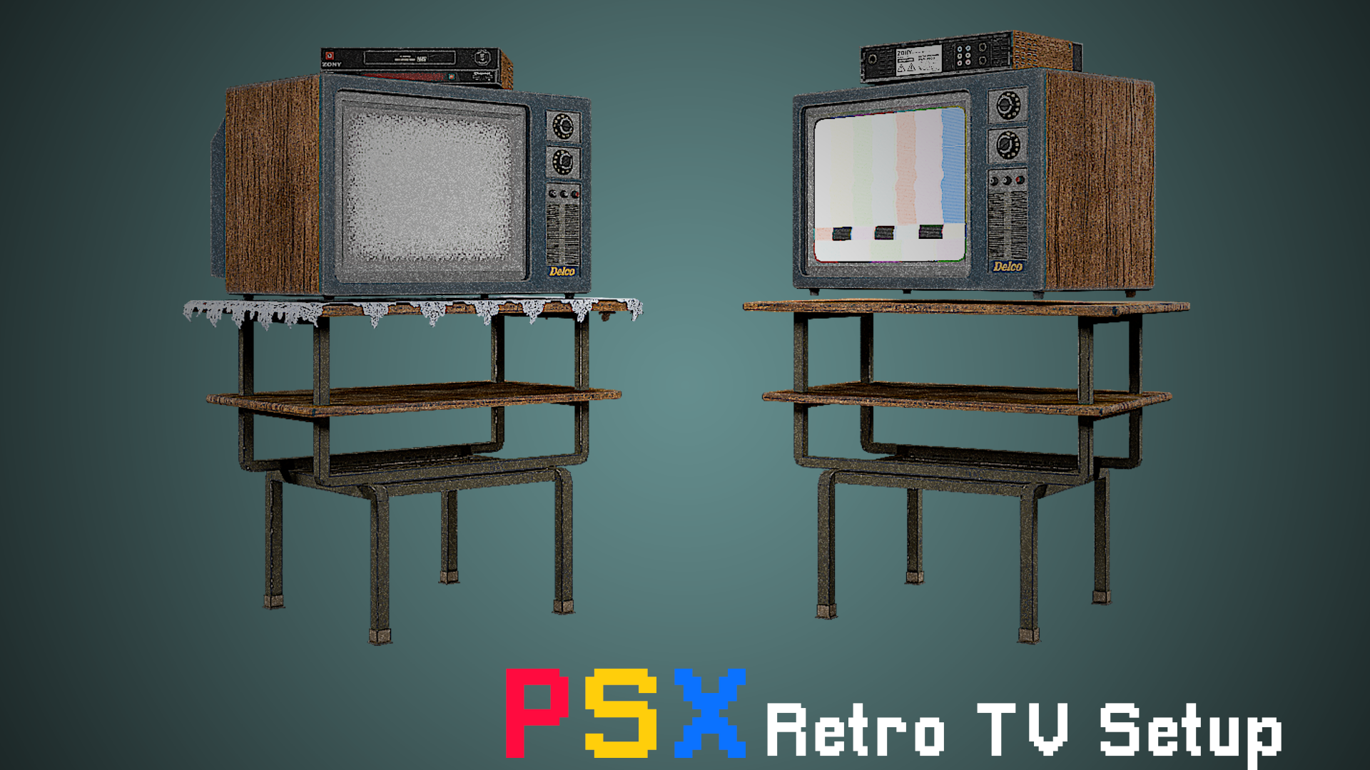 PSX Style Retro TV Setup | Fab