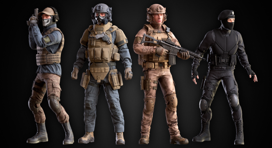 Military Soldier Mega Bundle | Fab