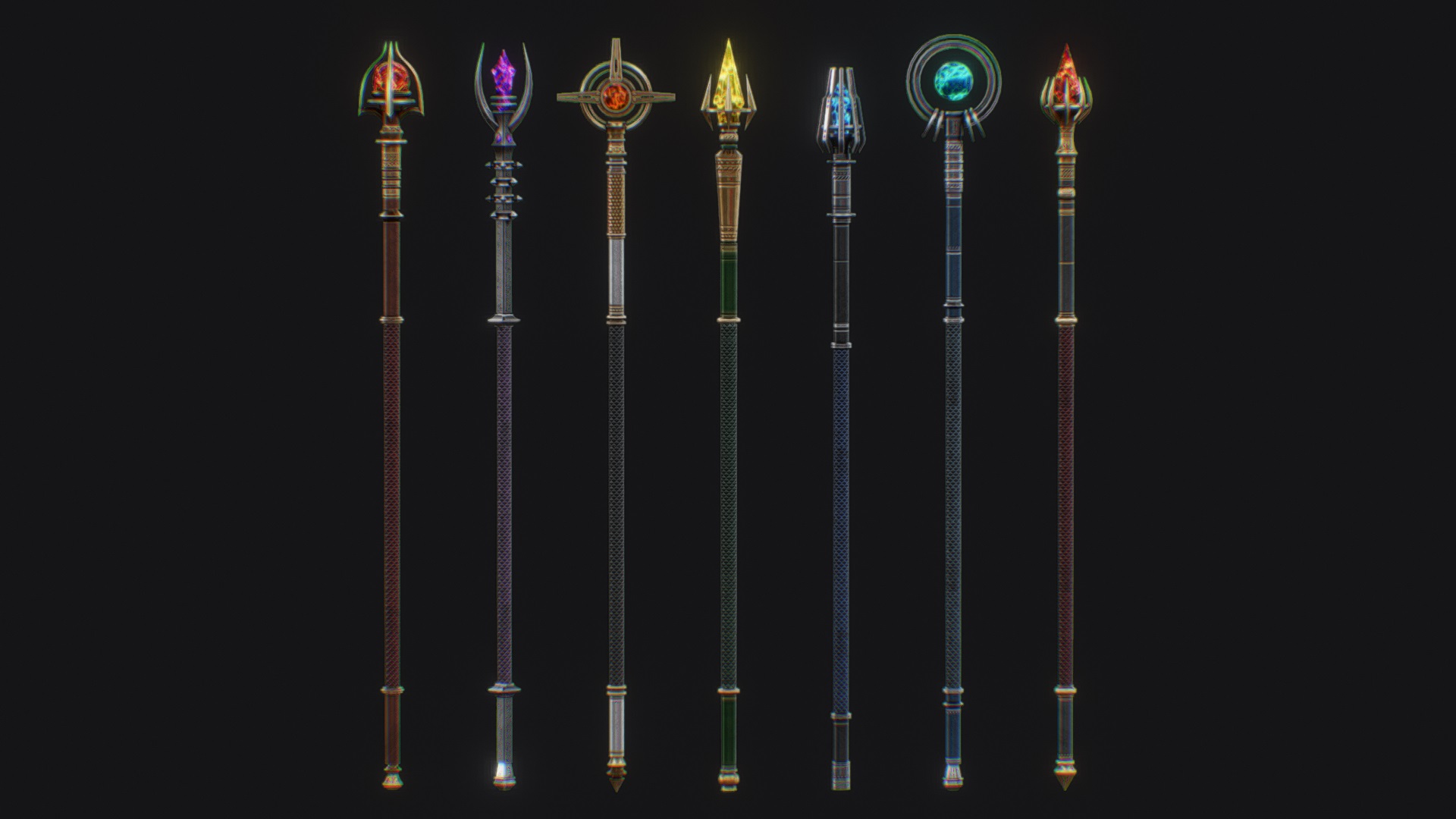 Mage staff pack | Fab