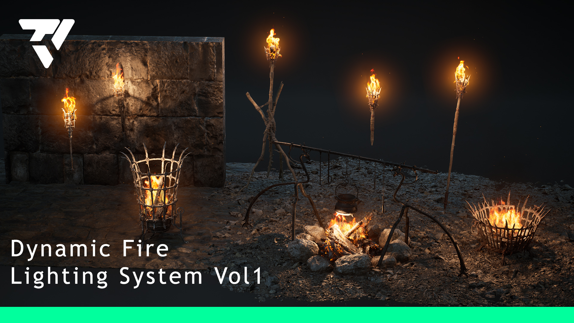 Dynamic Fire Lighting System Vol1 | Fab