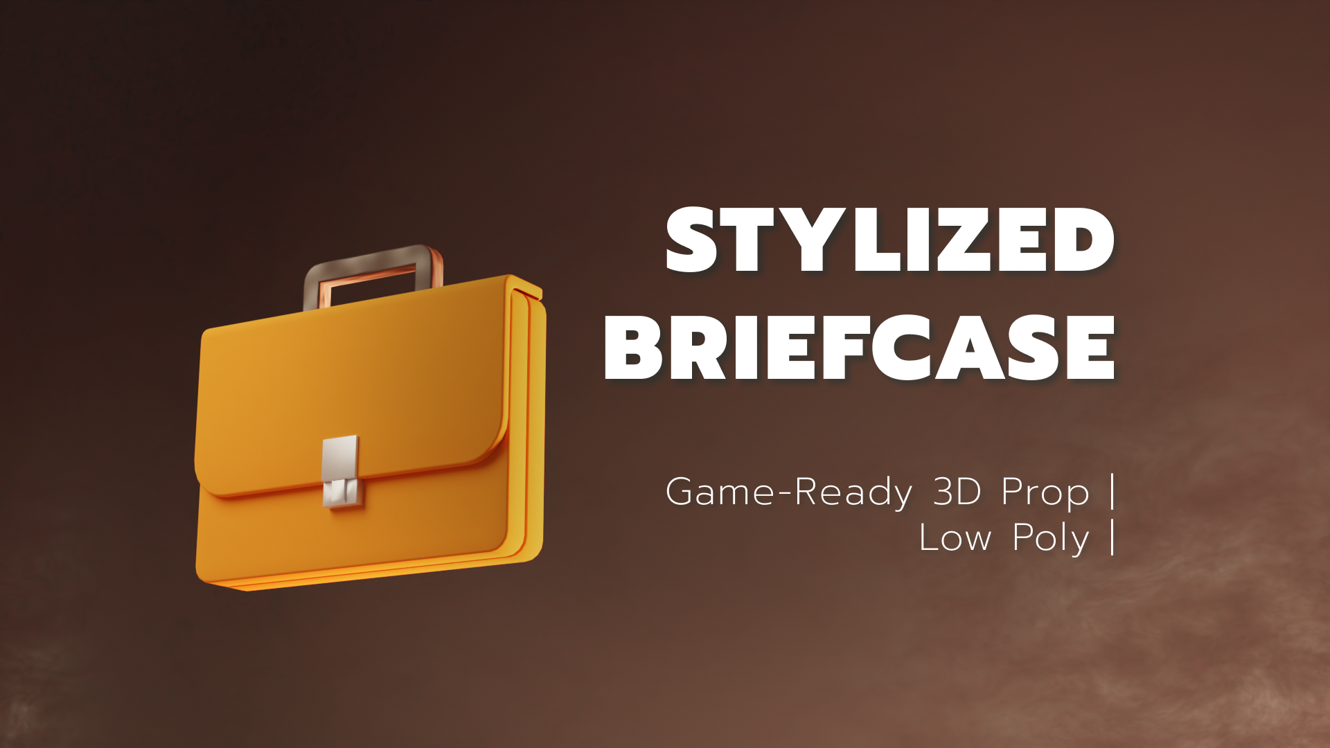 Stylized Briefcase - Low Poly Game Prop Free | Fab