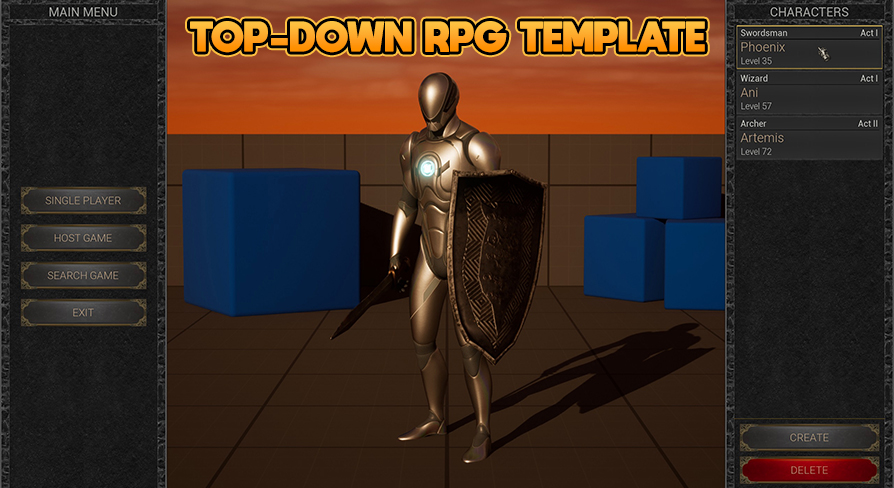 Top-Down RPG Template