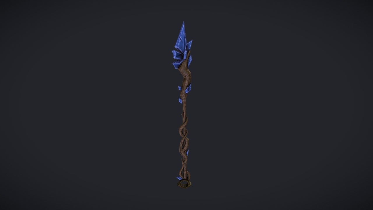Stylized Mage Staff | Fab