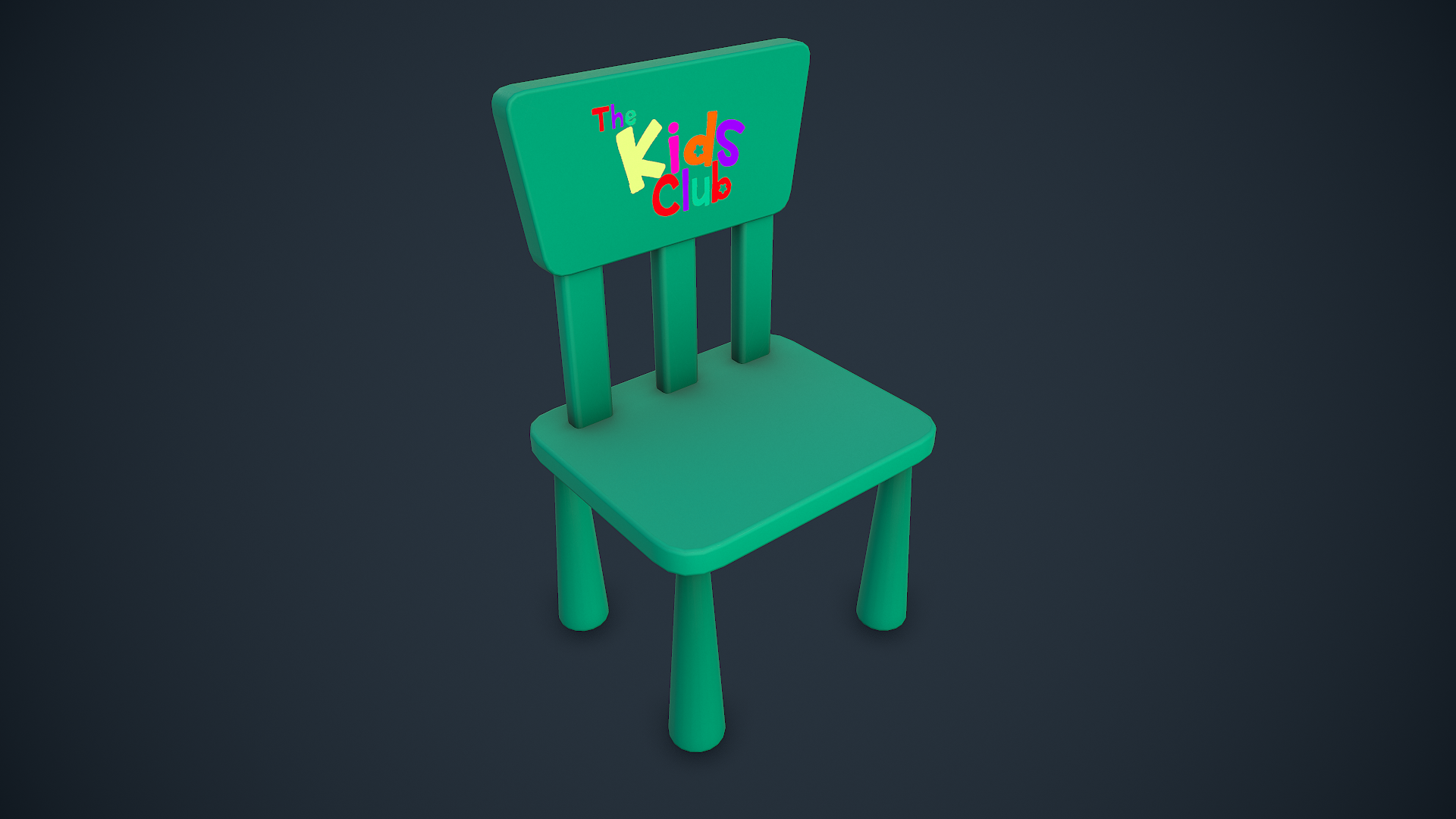 Kids Chair Low-poly PBR | Fab