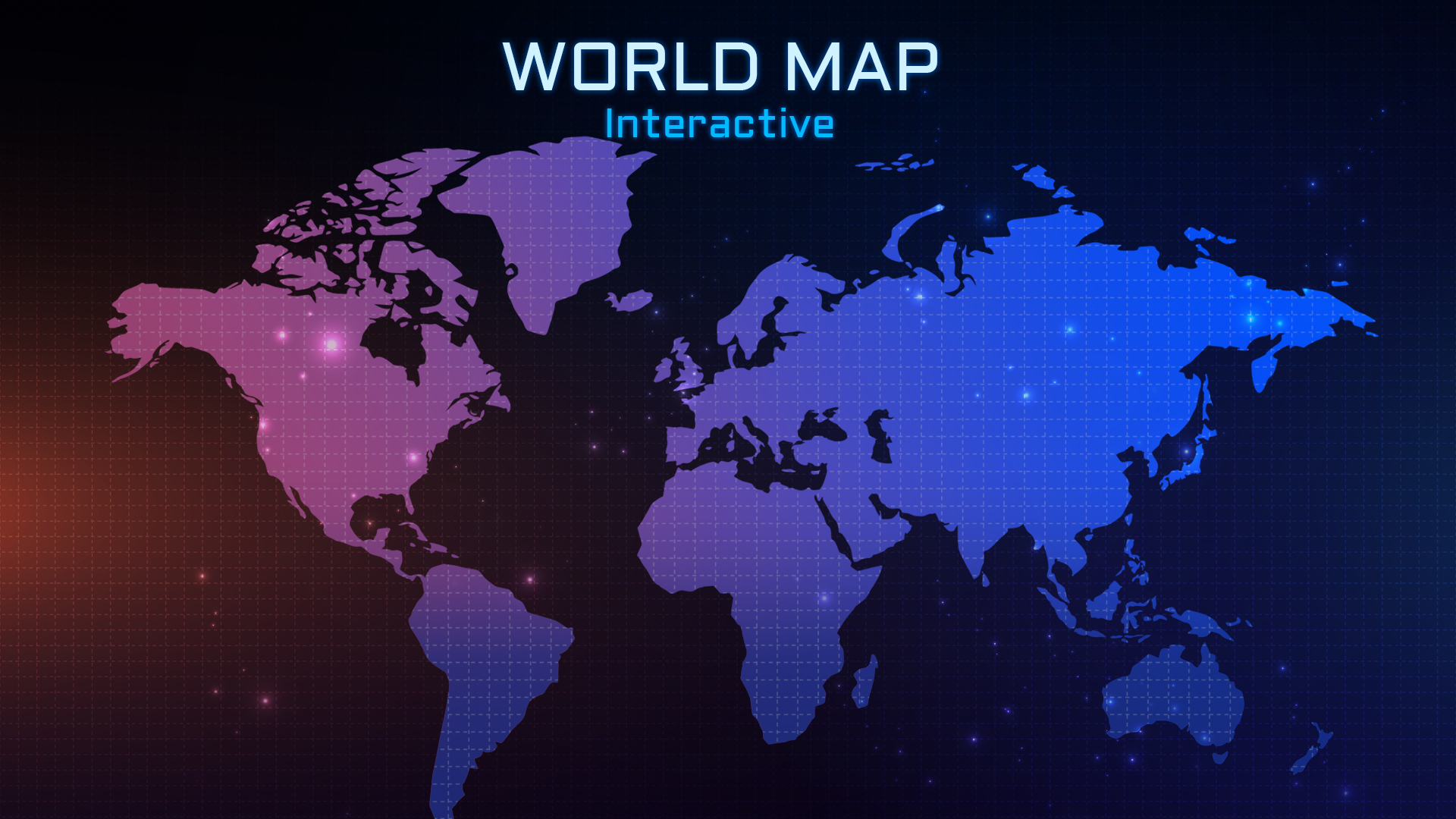 2D Flat World Map | Fab