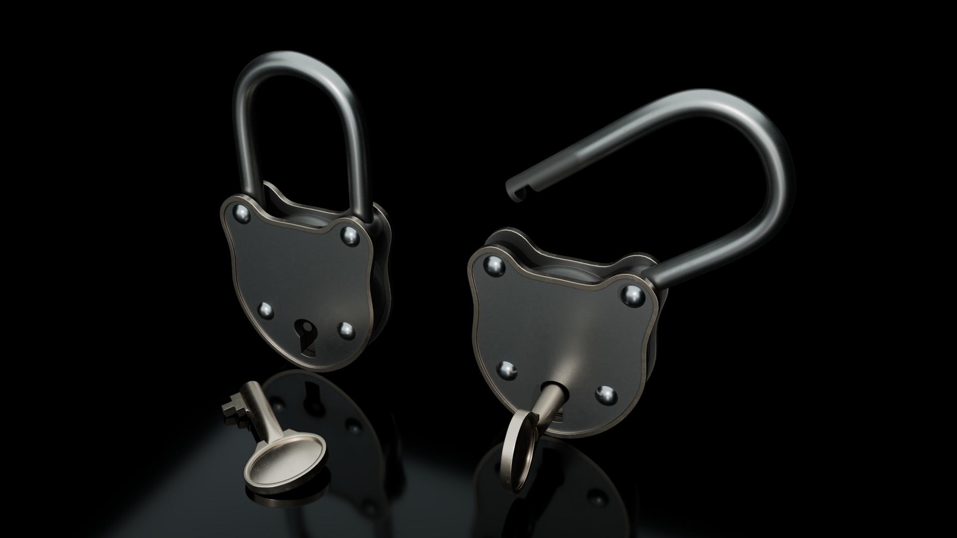 Padlock and key | Fab