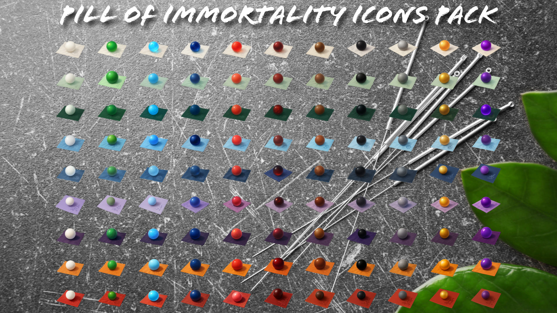 Pill Of Immortality Icon Pack | Fab