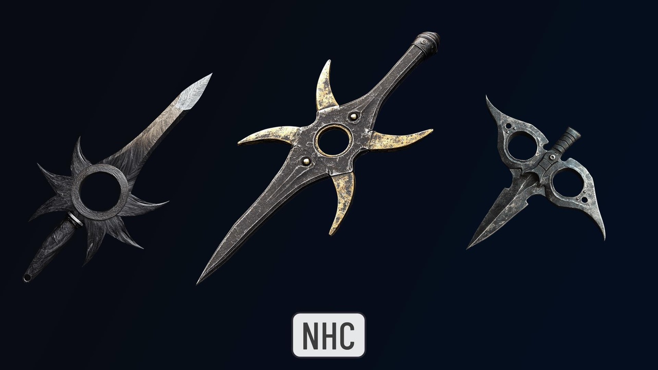 NHC - Weapon Shurikens | Fab
