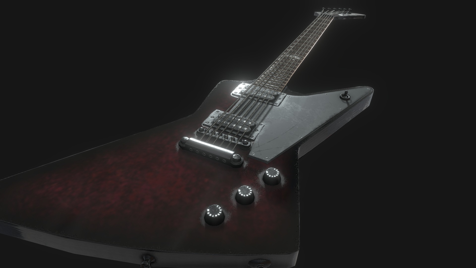 PBR Electric Guitar (Explorer) | Fab