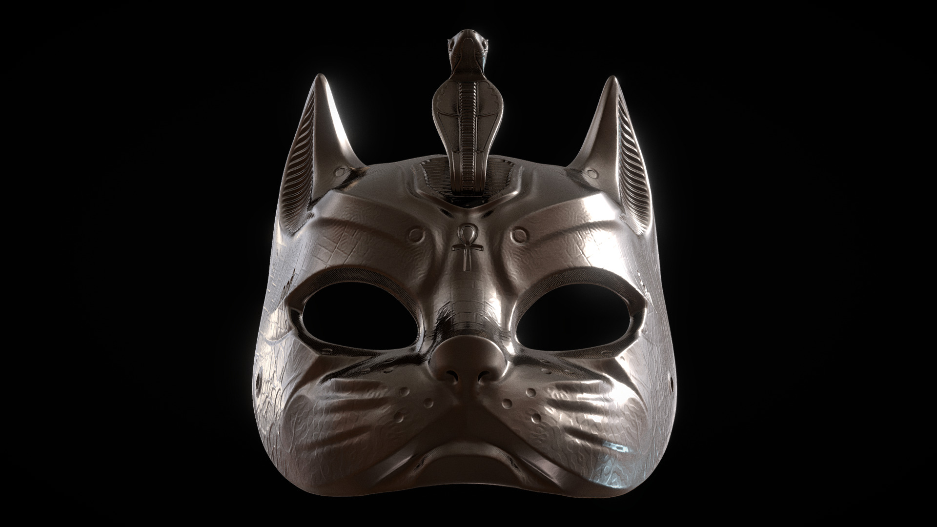 Uraeus Cat Mask III - 3D Printing | Fab