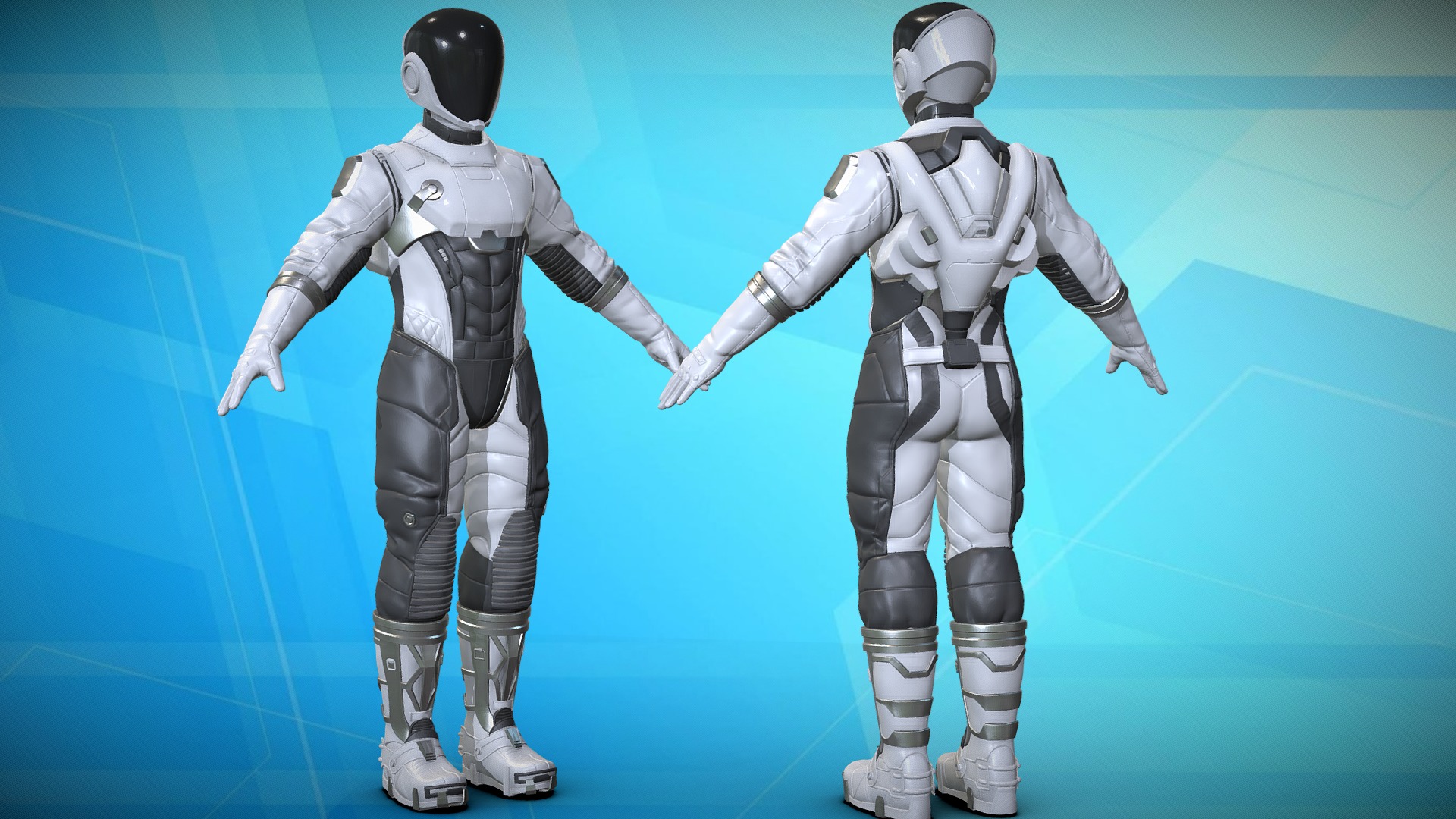 Sci Fi Space Suit Costume